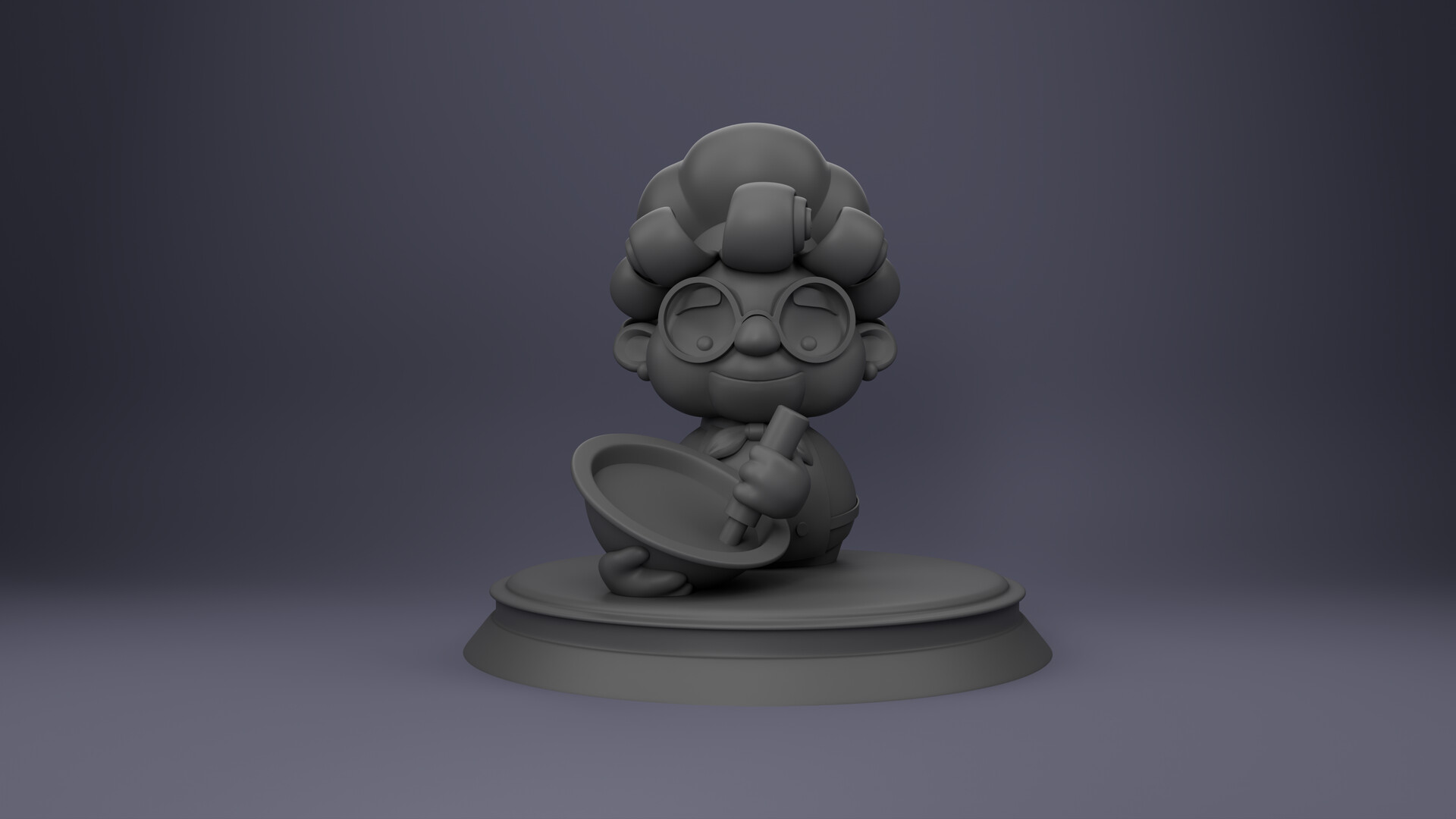 ArtStation - 3D Printed Overcooked Granny