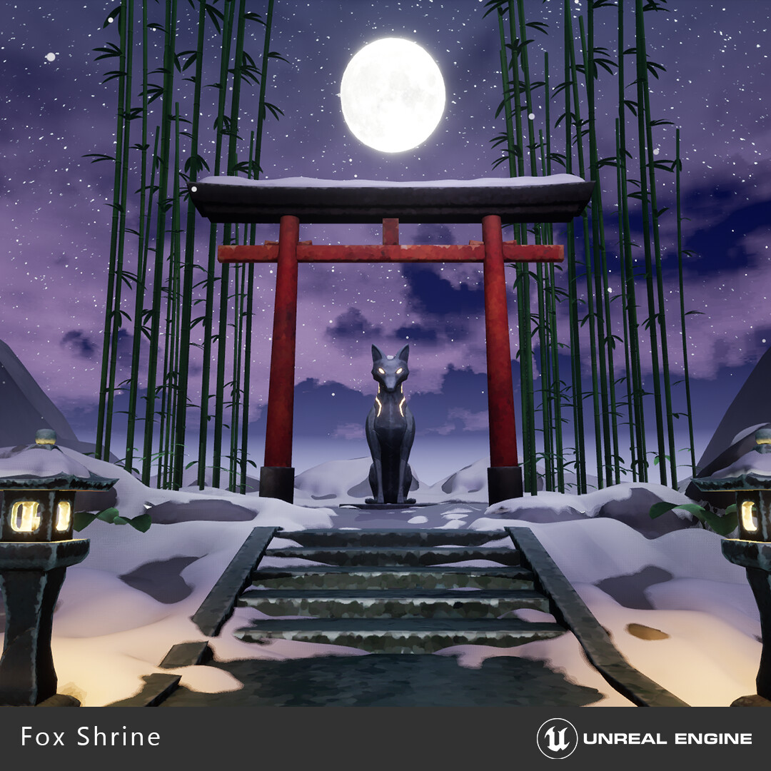 ArtStation - Fox Shrine