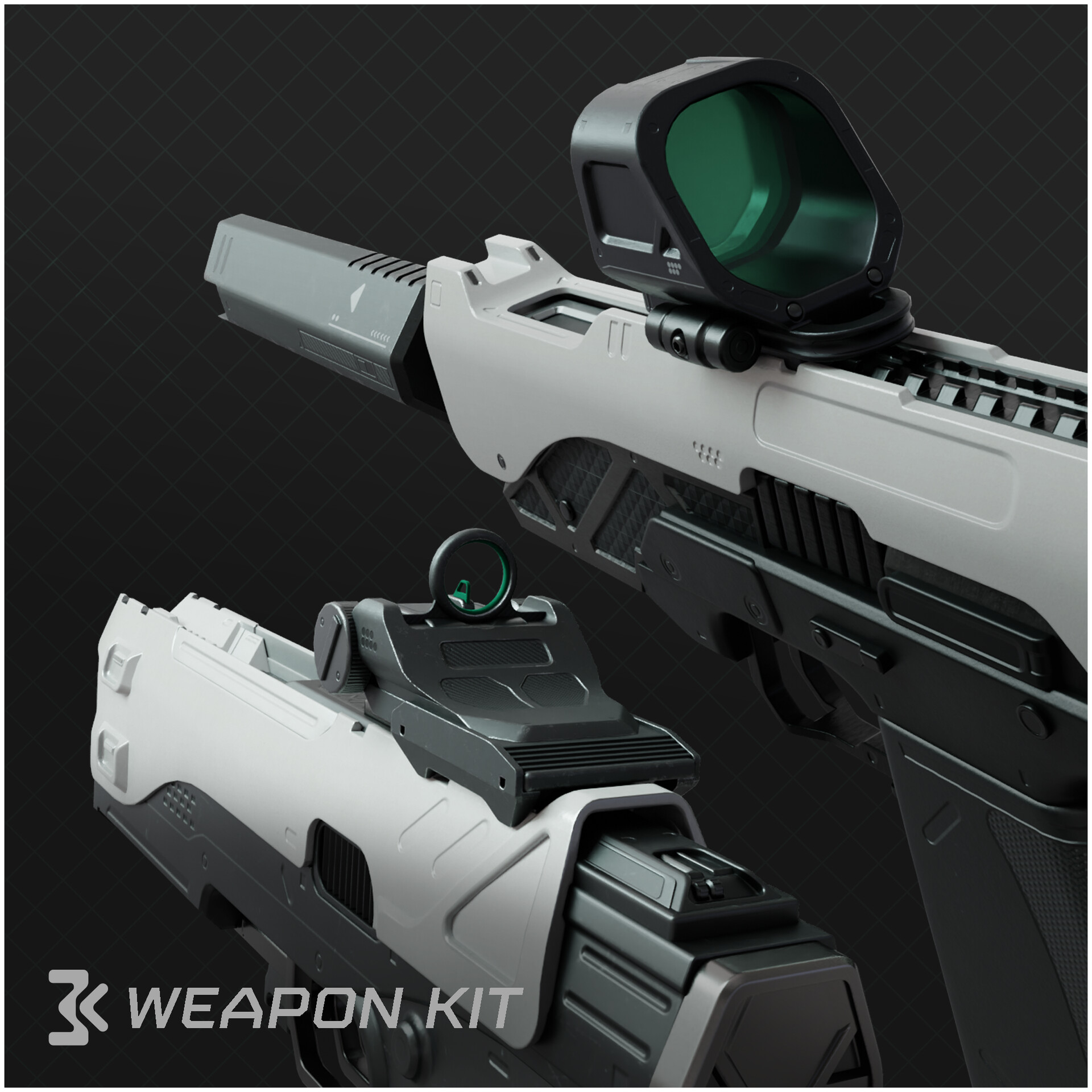 ArtStation - Weapon Kit Pistols