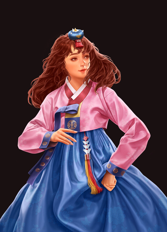 ArtStation - korea hanbok