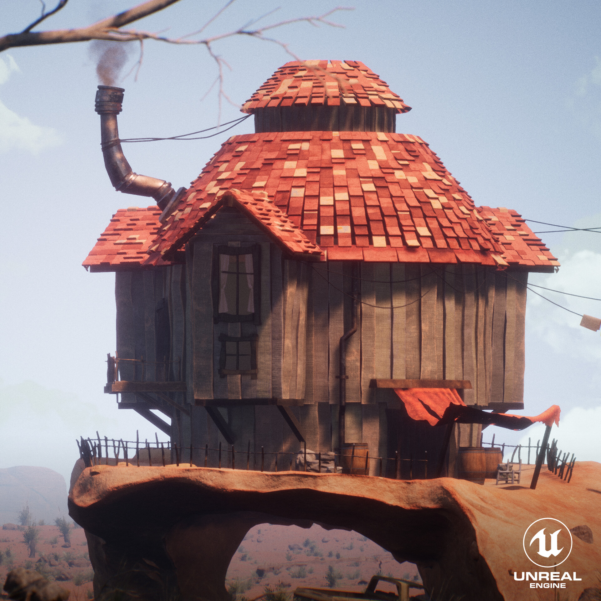 ArtStation - Desert House
