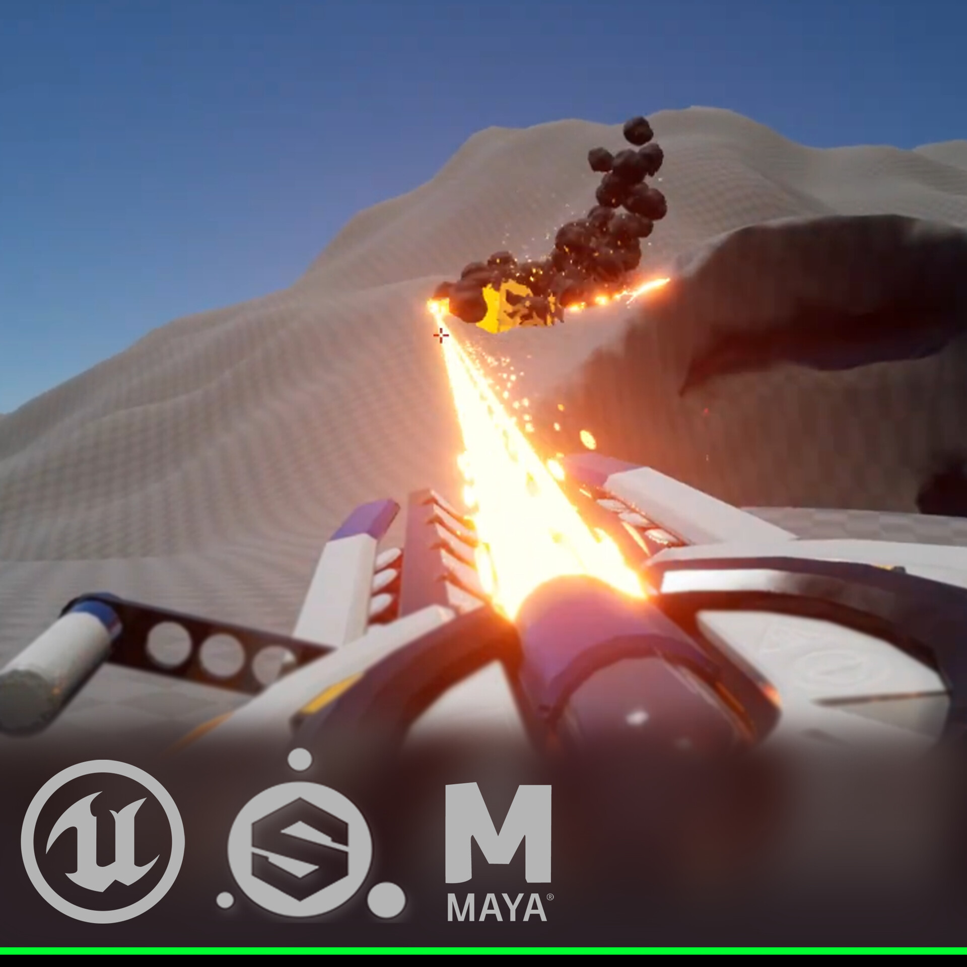 ArtStation - [Student] Weapon VFX