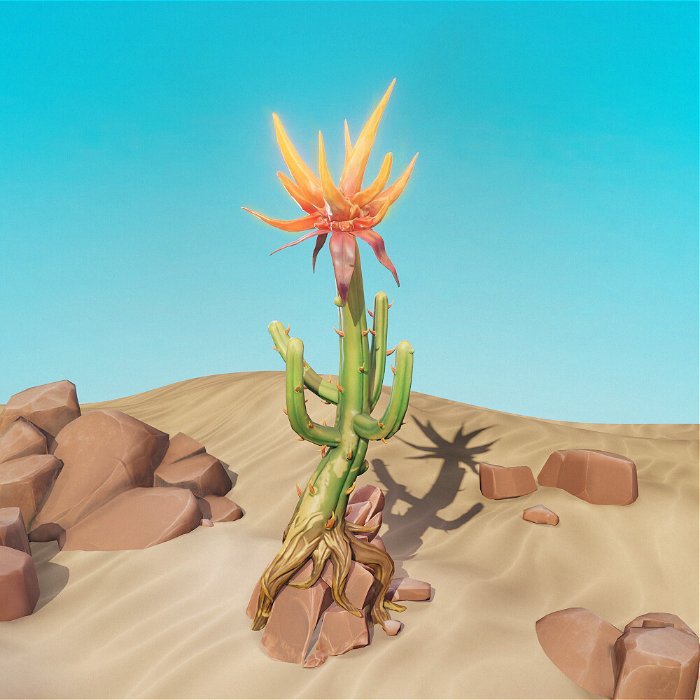 ArtStation - Firetooth Cactus