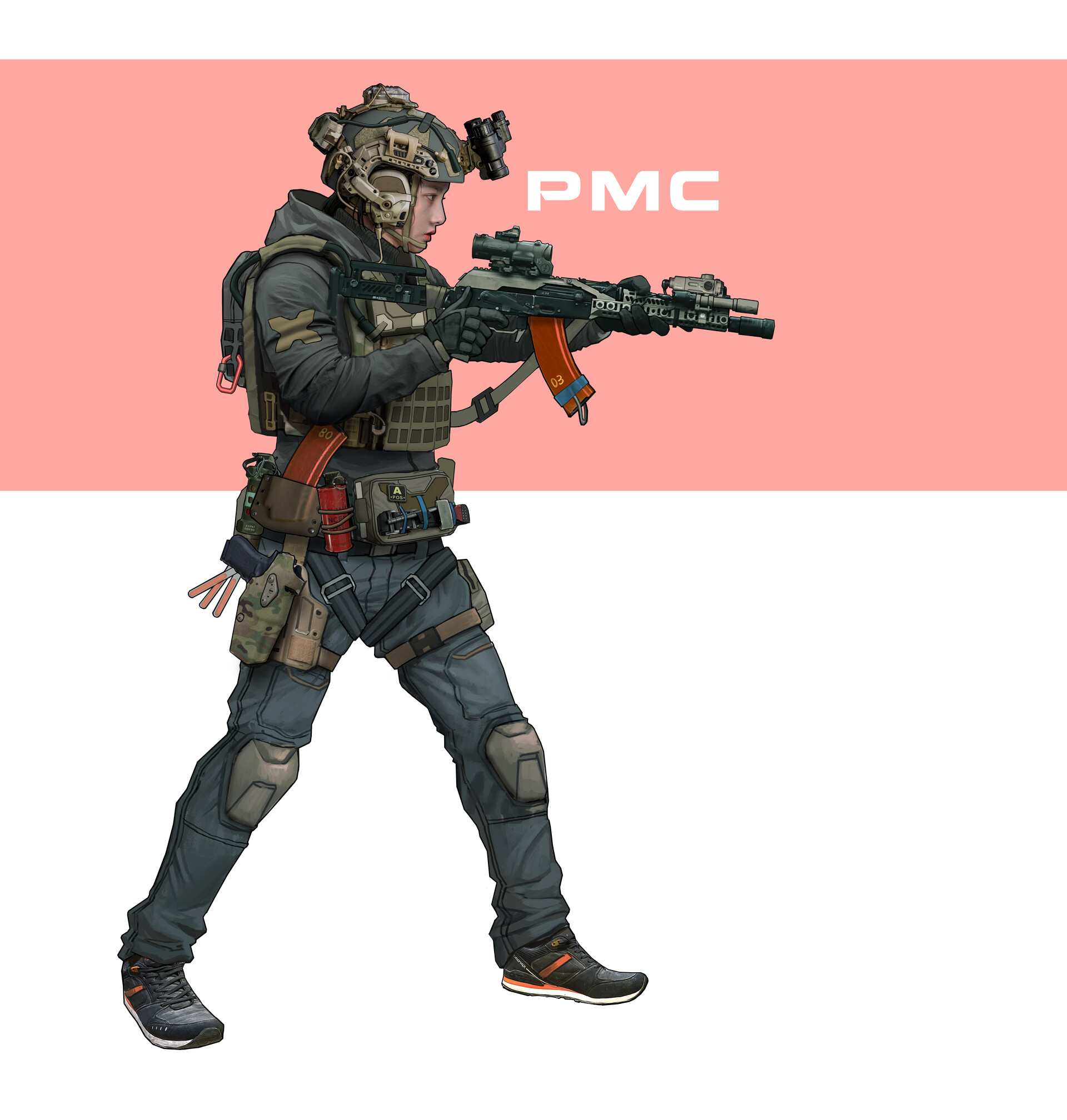 ArtStation - PMC girl