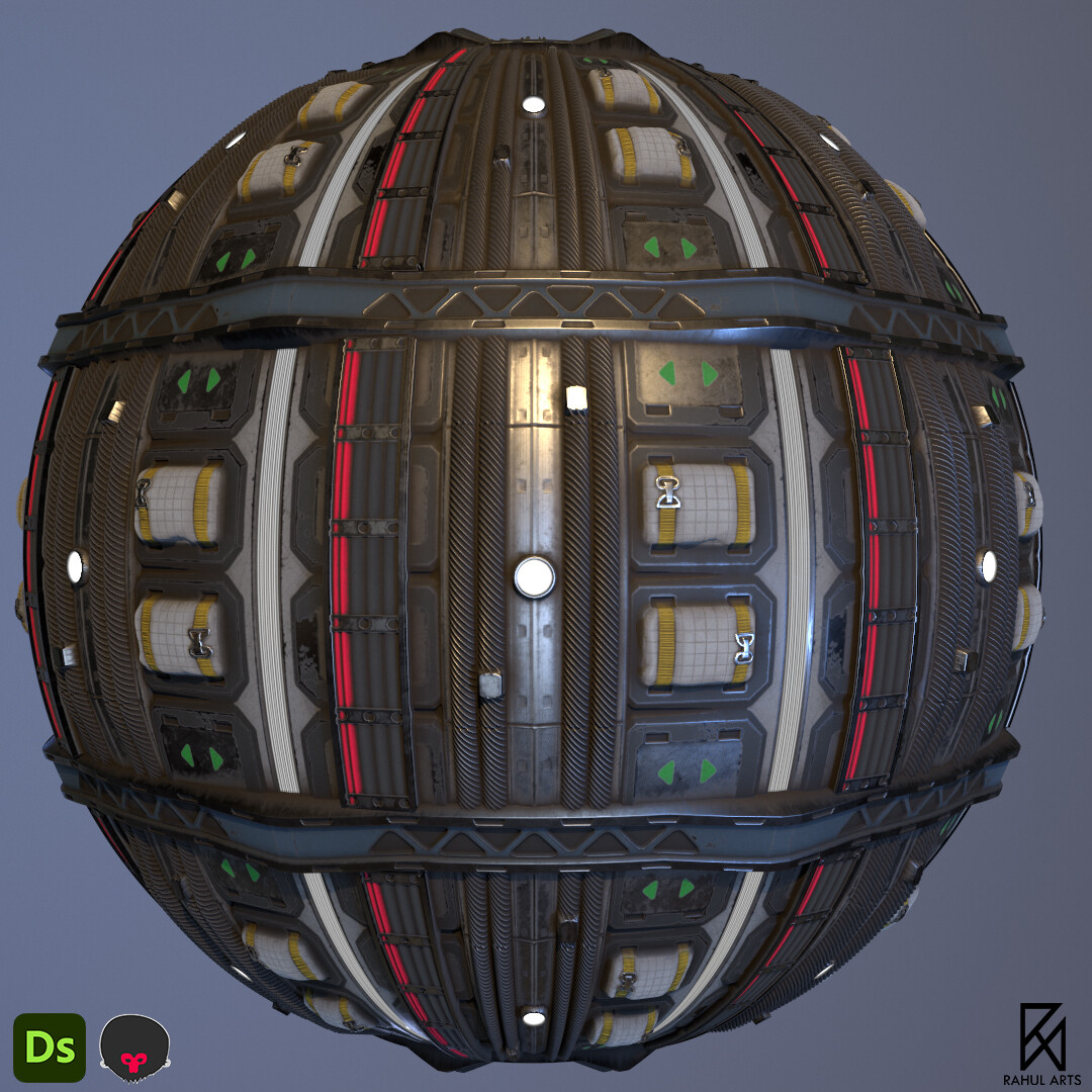 ArtStation - Sci-Fi Corridor | Ceiling