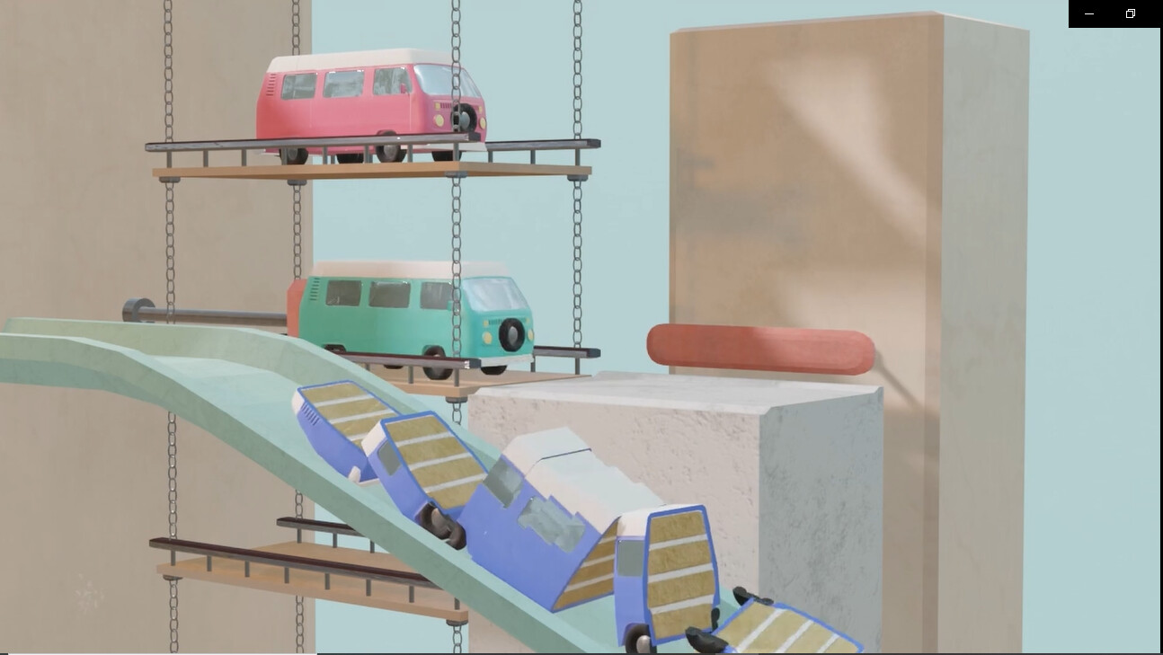 ArtStation - 3D Volkswagen loop