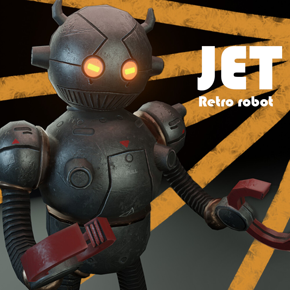 ArtStation - JET - Retro Robot