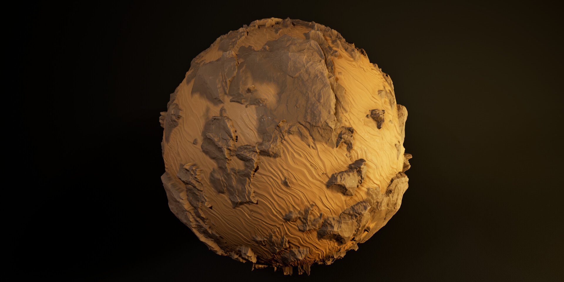 ArtStation - Stylized Desert Sand Rock