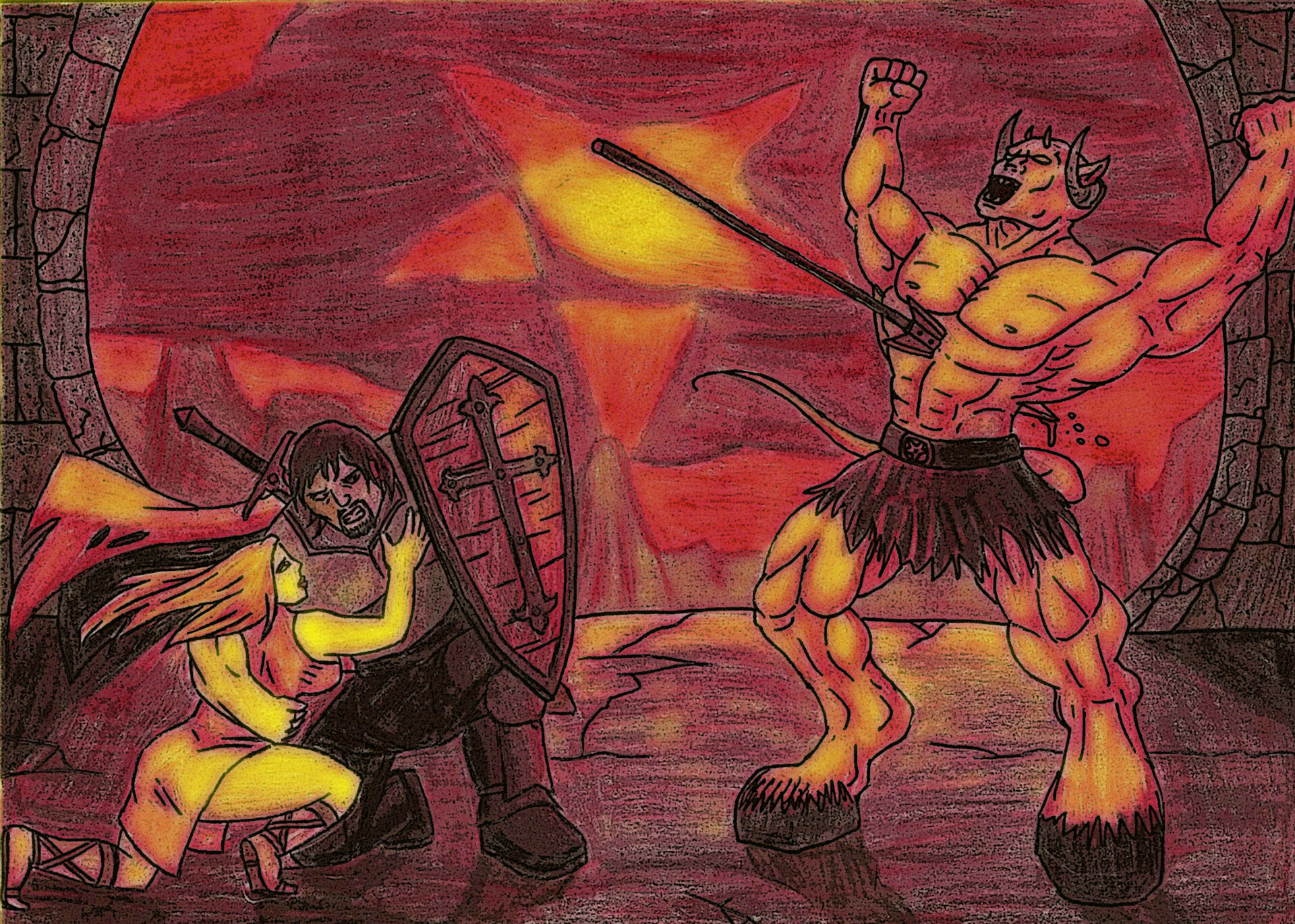 ArtStation - Defeat of a Demon