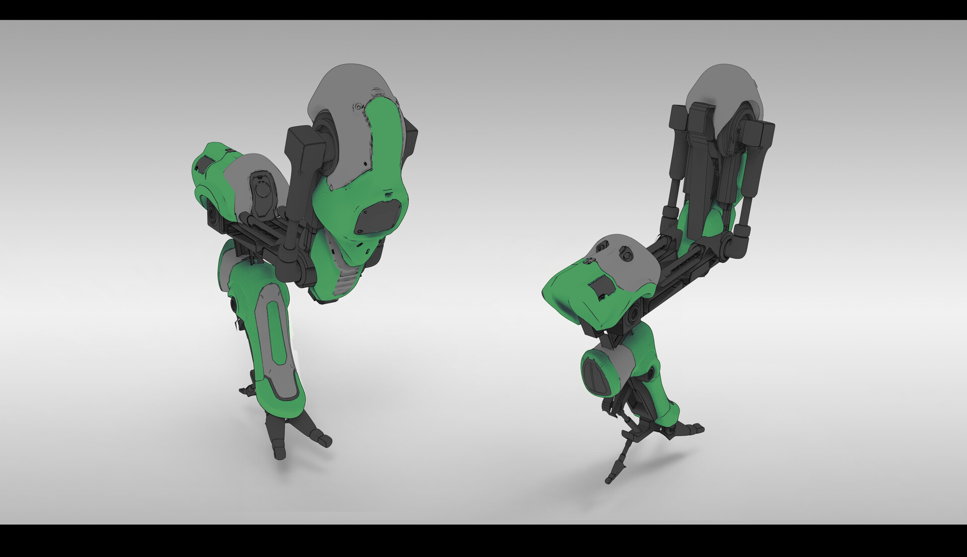 ArtStation - Mech Leg Concept