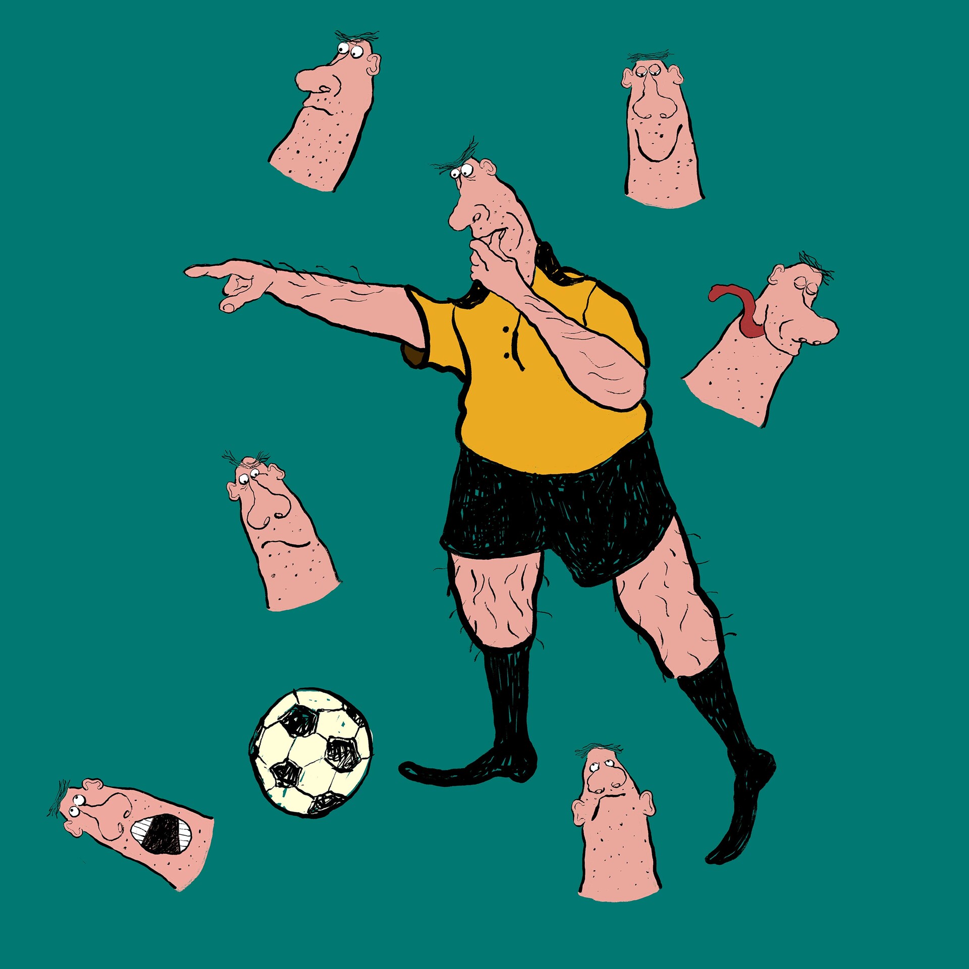 ArtStation - Soccer Coach Character Study