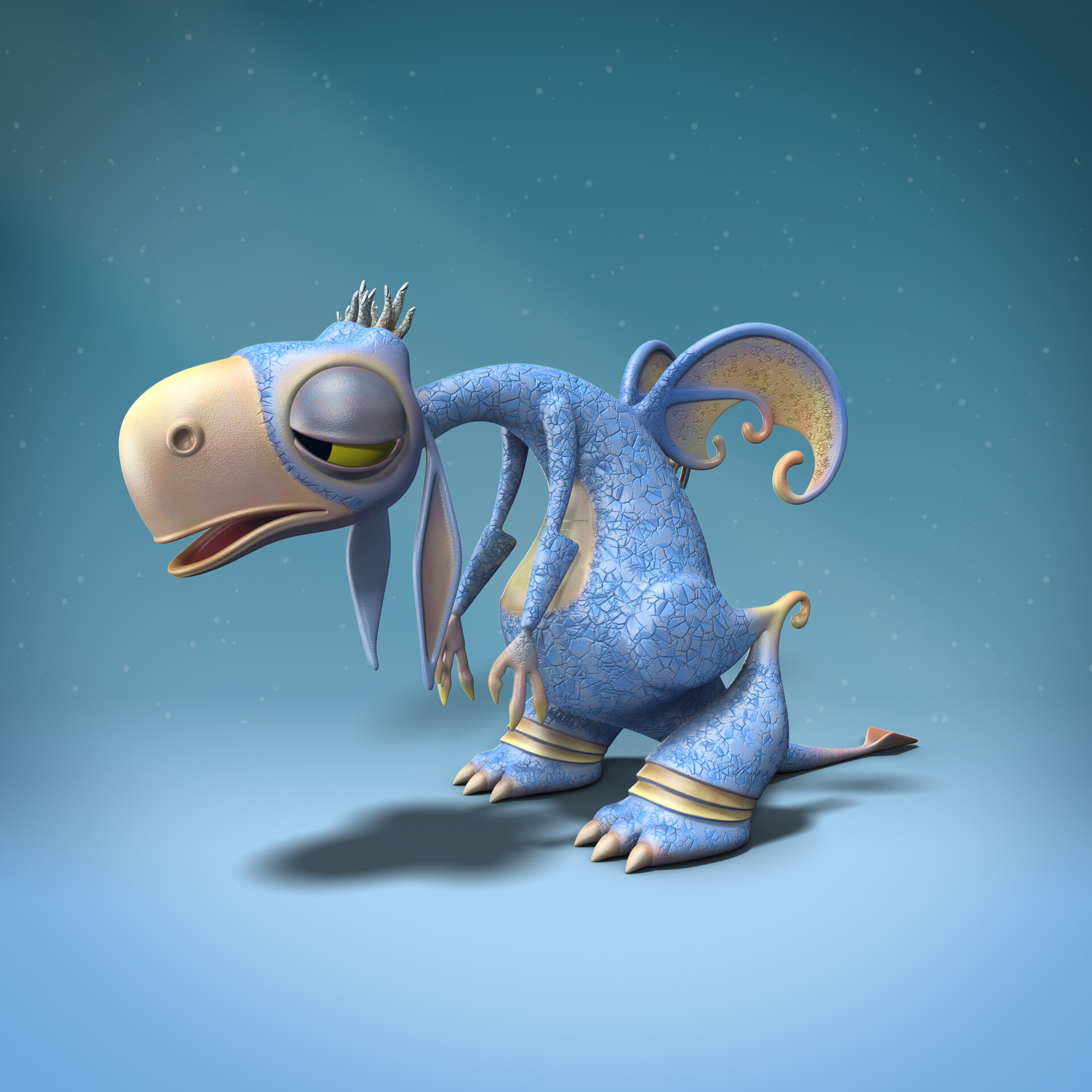 ArtStation - 3d dragon model