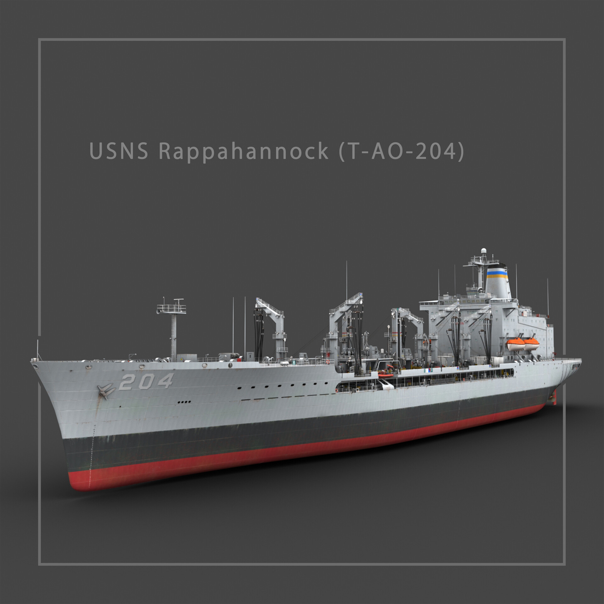 ArtStation - USNS Rappahannock (T-AO-204)