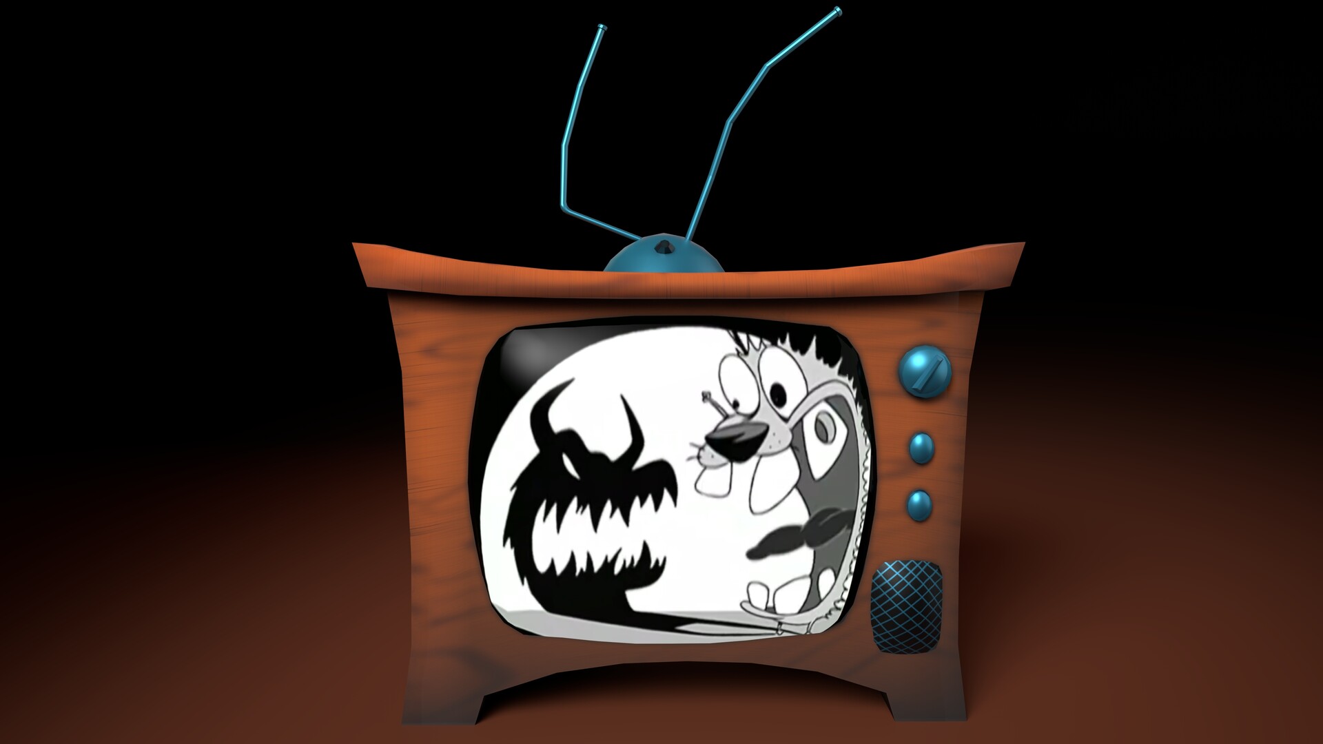 ArtStation - Old Cartoon TV