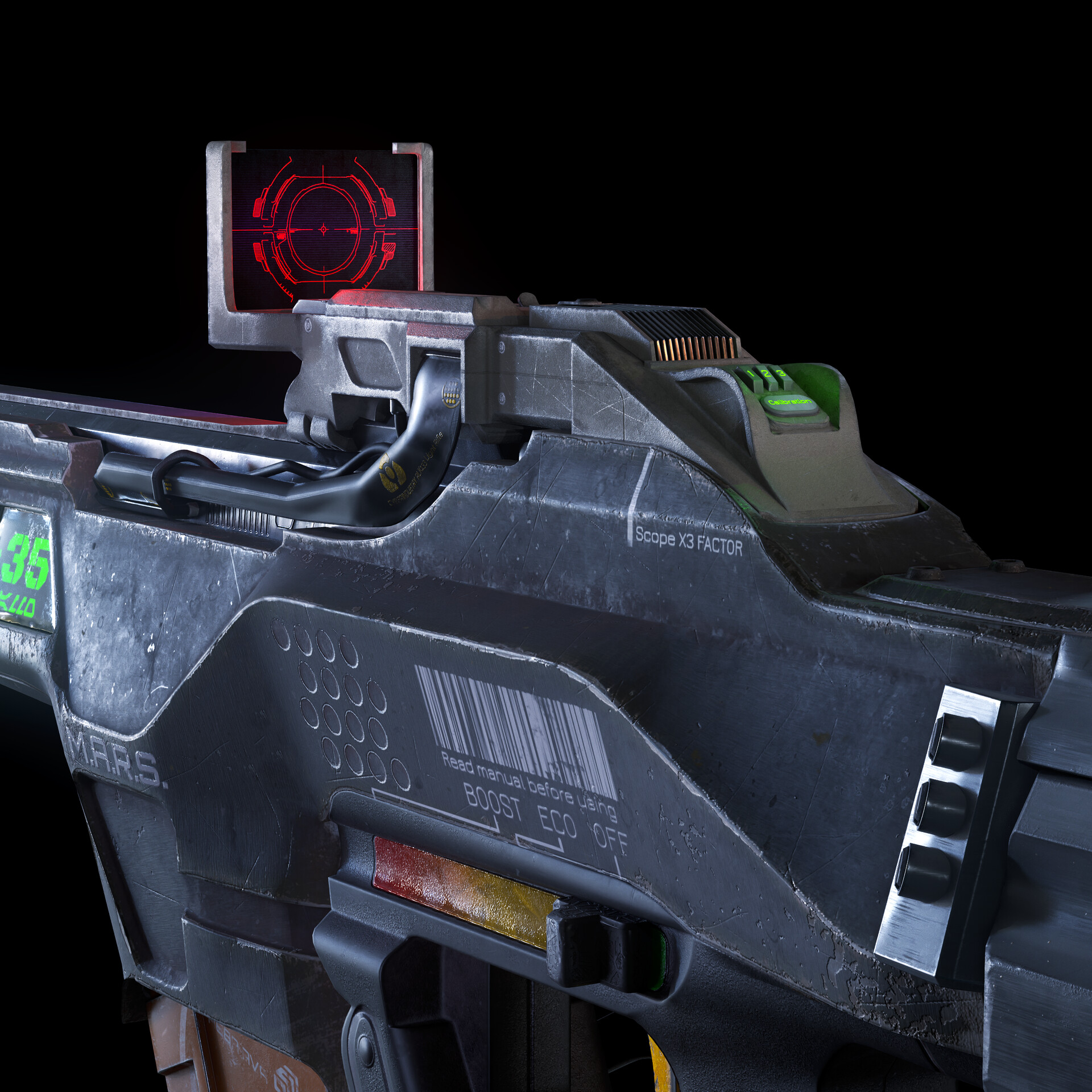 ArtStation - M.A.R.S. Rifle