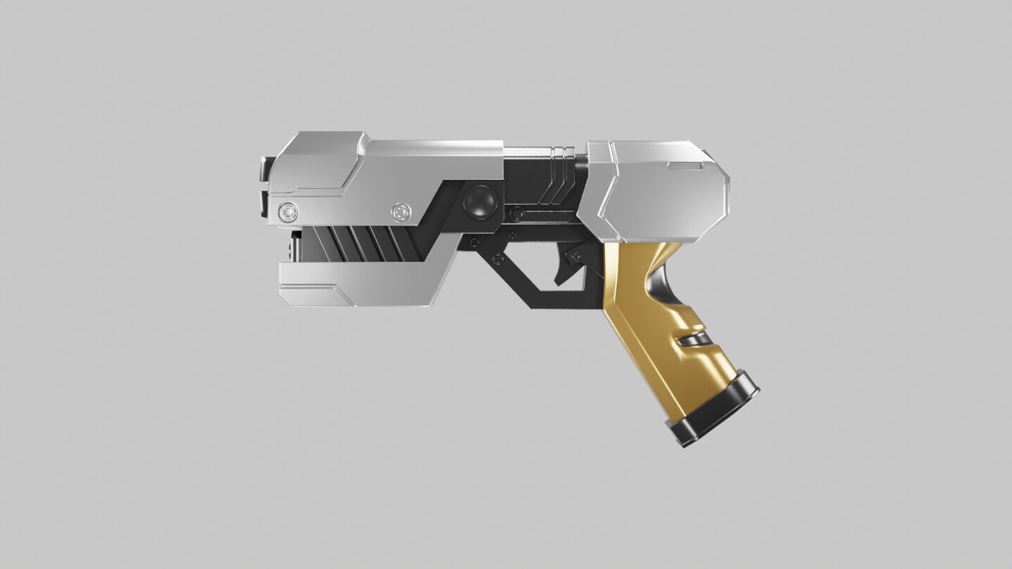 ArtStation - Metroid Samus Paralyzer Gun