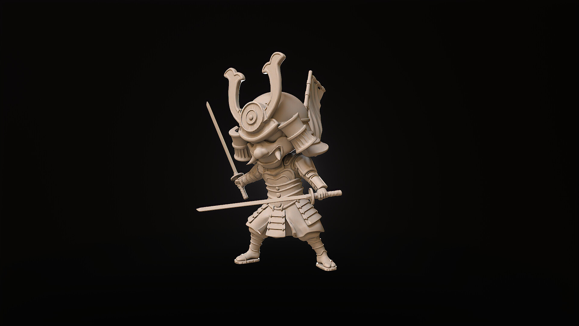 ArtStation - Tiny Samurai