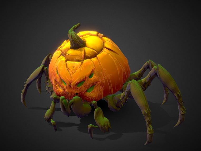 ArtStation - Spider Pumpkin/ Fight Animation