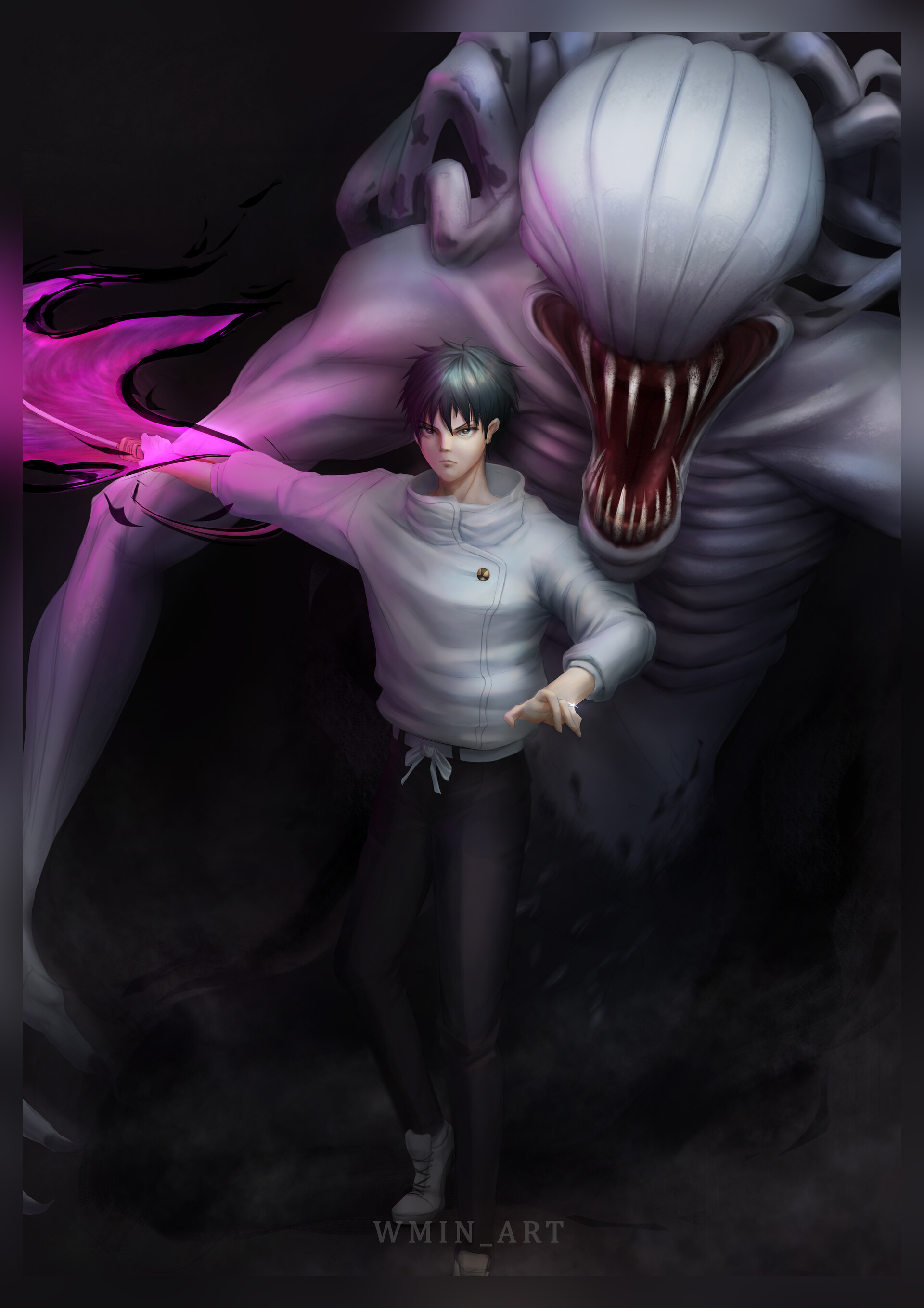 ArtStation - JujutsuKaisen Zero Fanart- Okkotsu&Rika