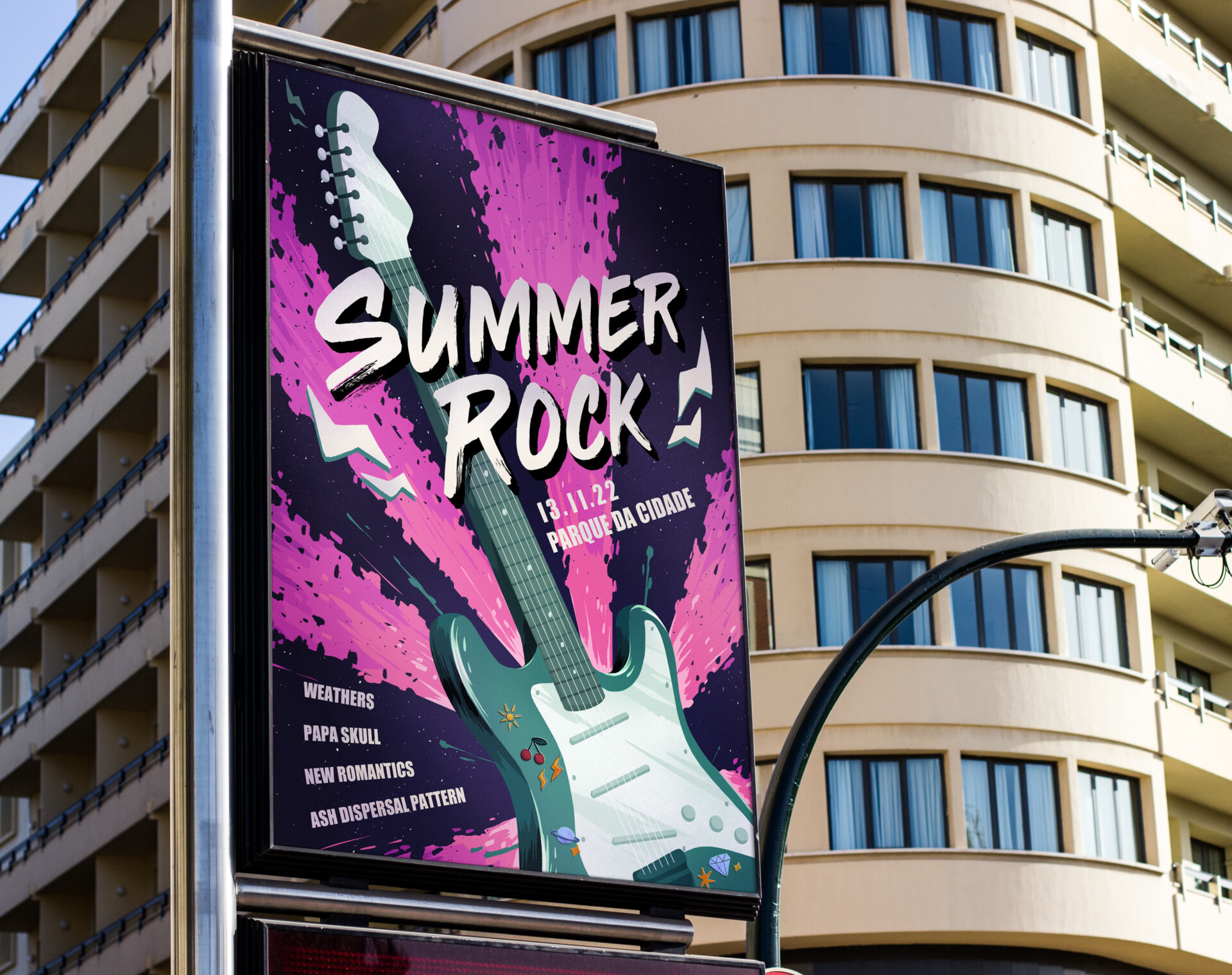ArtStation - Pop Rock Music Festival Poster