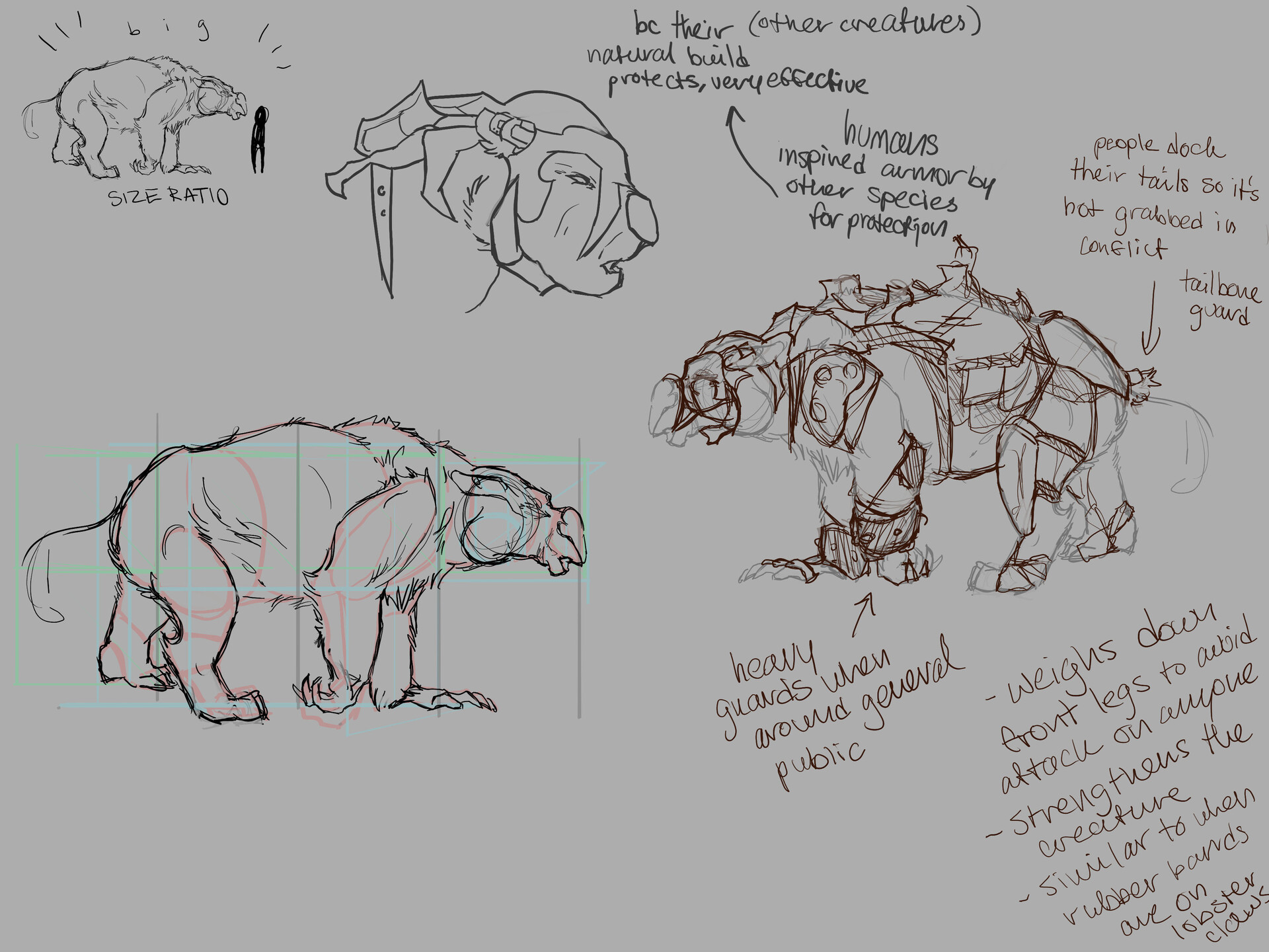 ArtStation - Creature Design Process