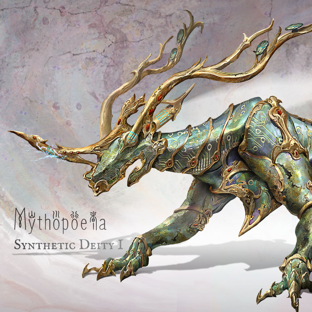 ArtStation - Synthetic Deity: Fei-Lian 飞廉