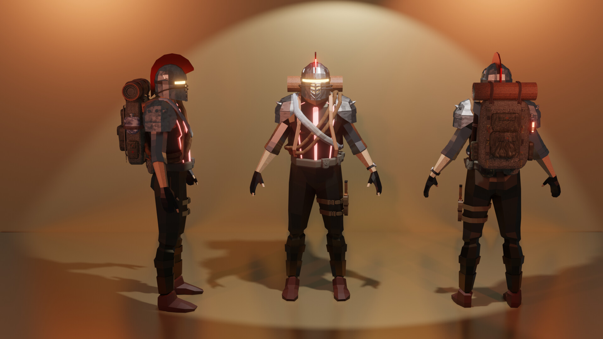 ArtStation - Character Model Survivor [Low Poly]