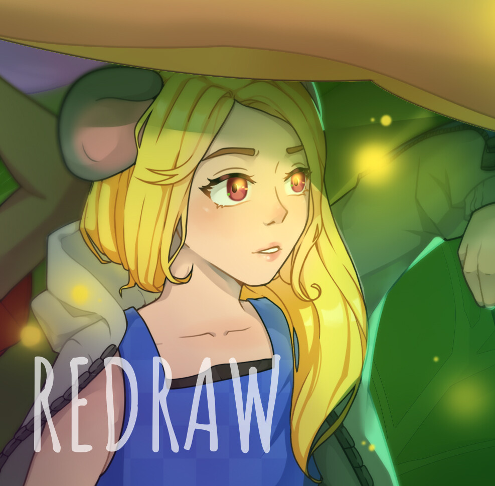 ArtStation - Redraw old picture