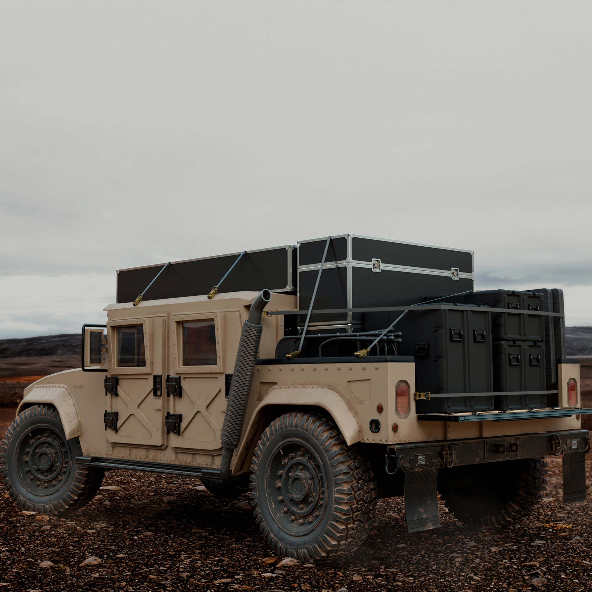 ArtStation - Hummer 3D