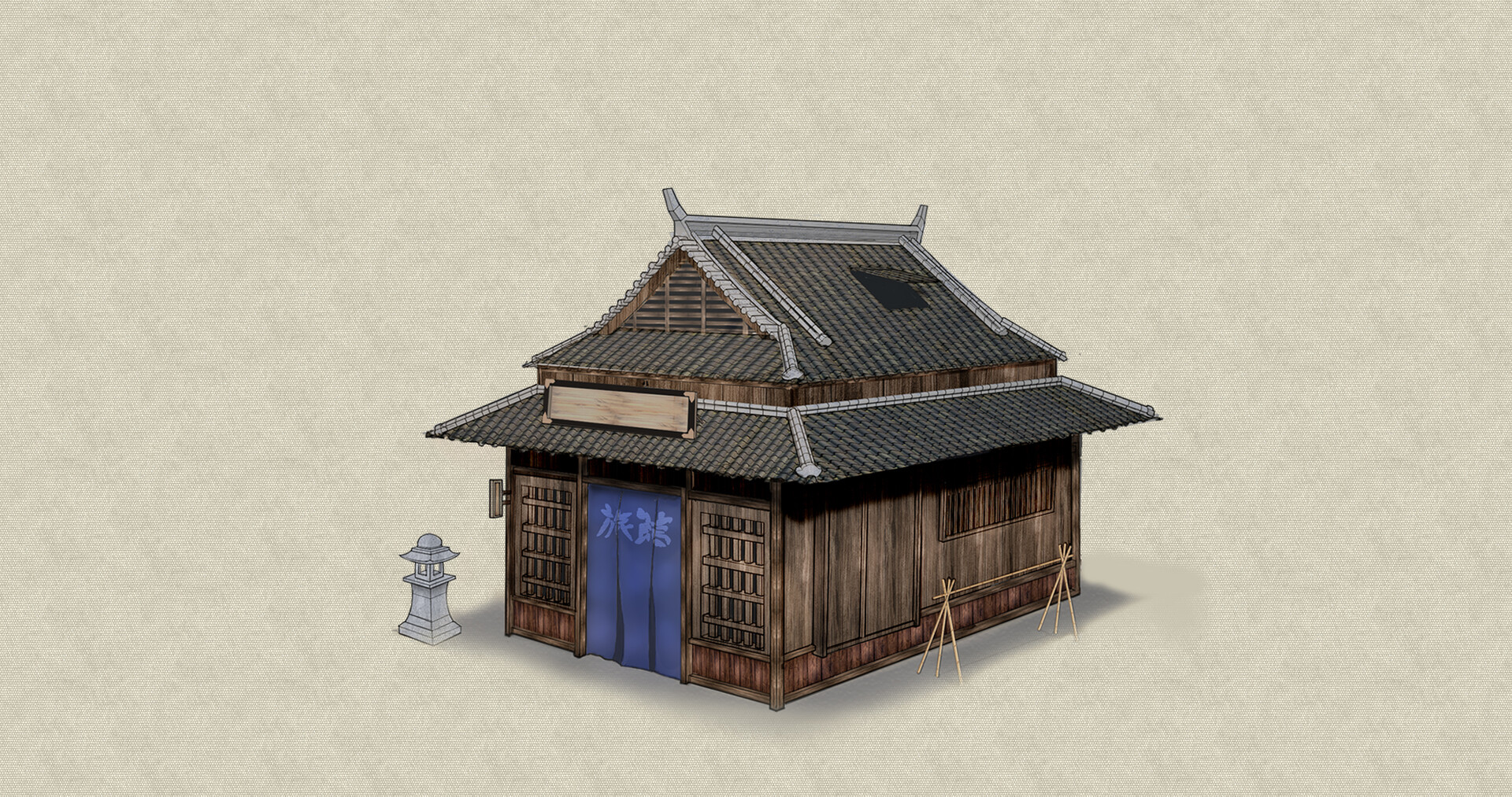 ArtStation - Japanese Inn Design