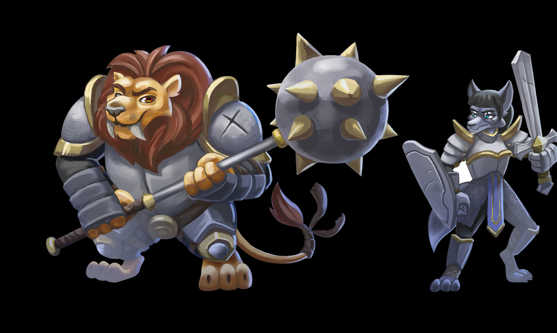 ArtStation - Character design - Protagonists/Antagonists