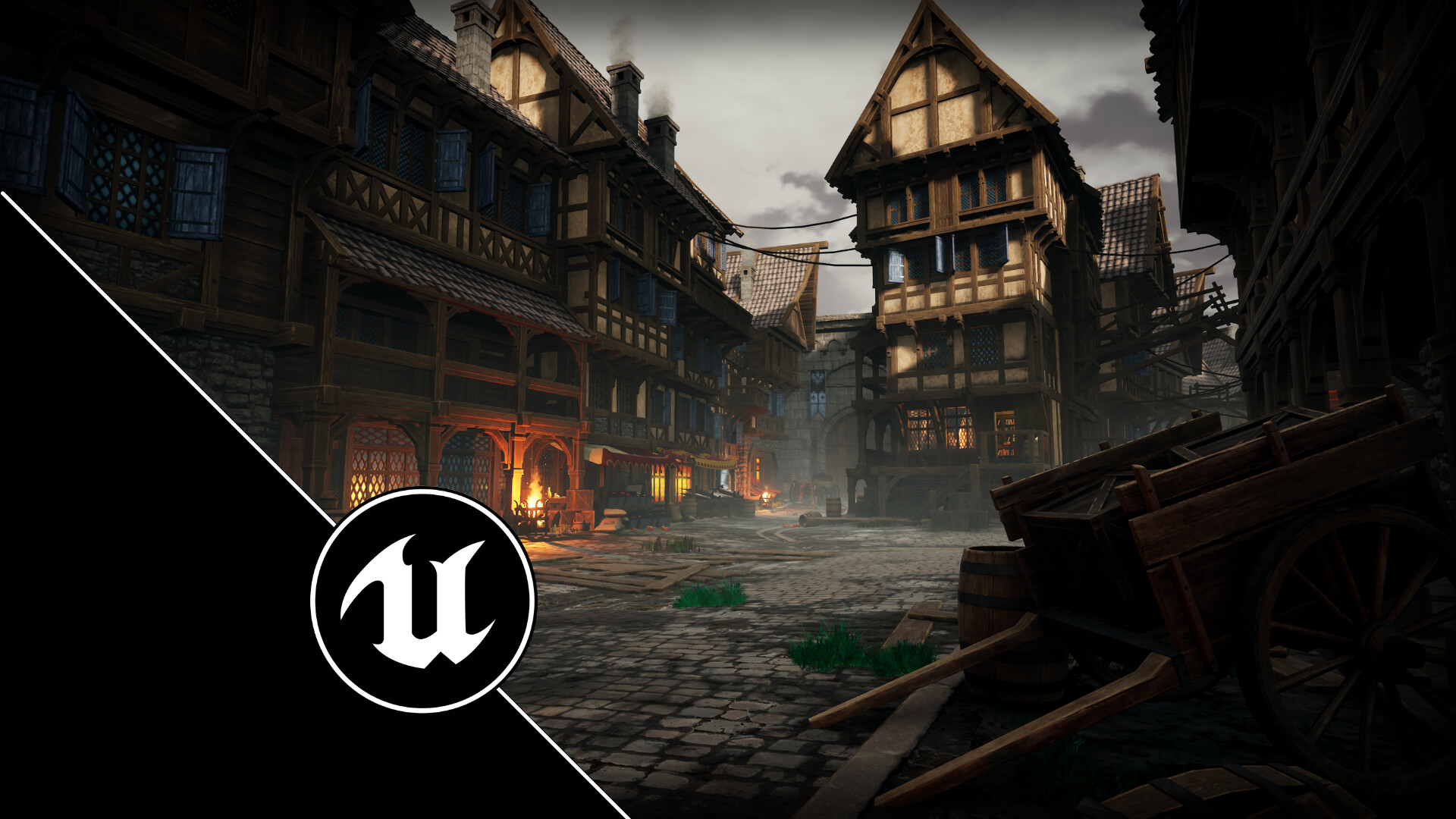 ArtStation - Medieval Fantasy Town Environment - Unreal Engine