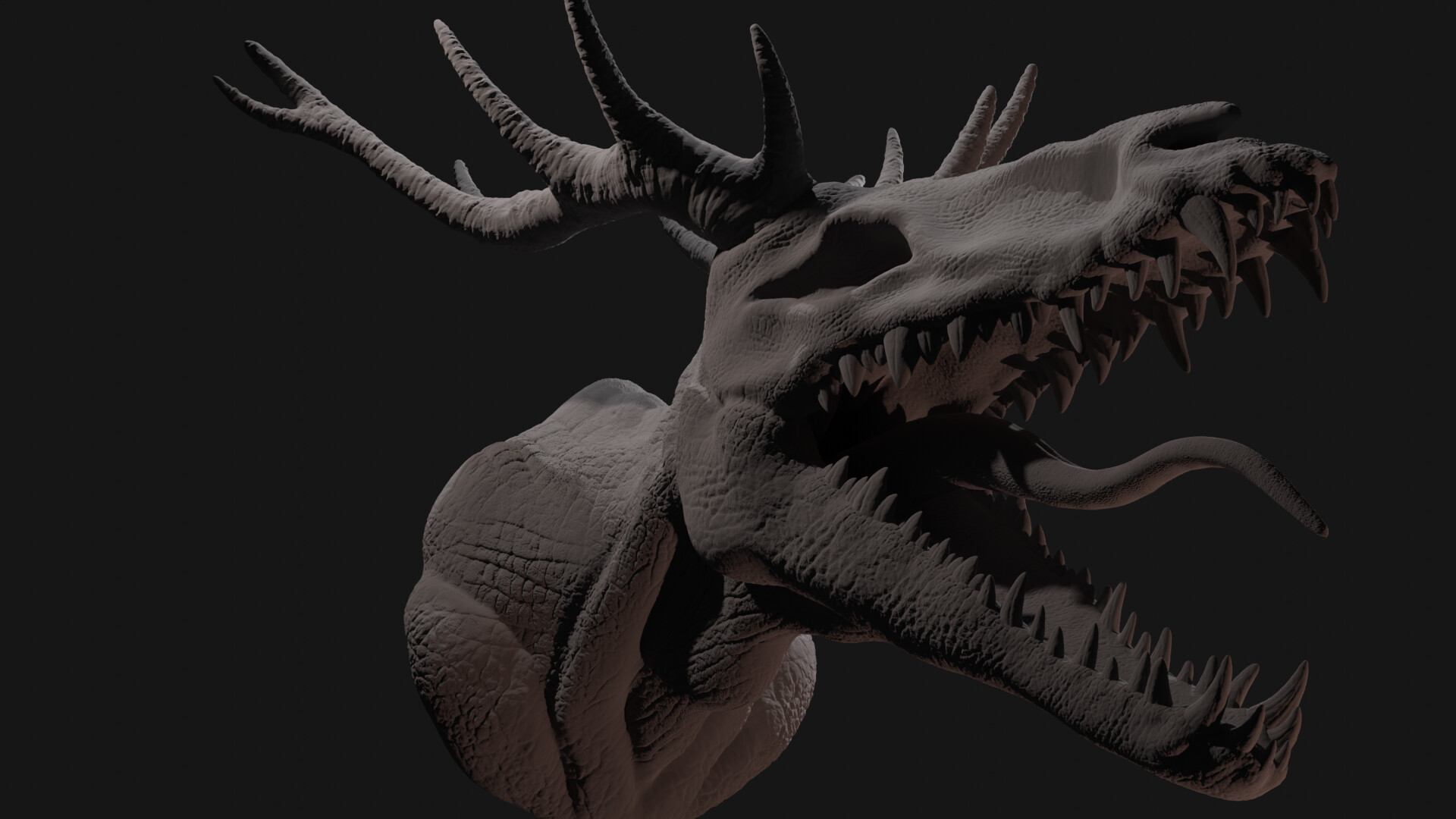 ArtStation - Wendigo_Bust