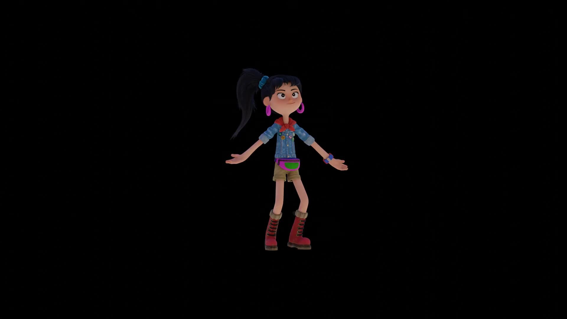 ArtStation - Ellie (From Sprite Fright) - Test Animation