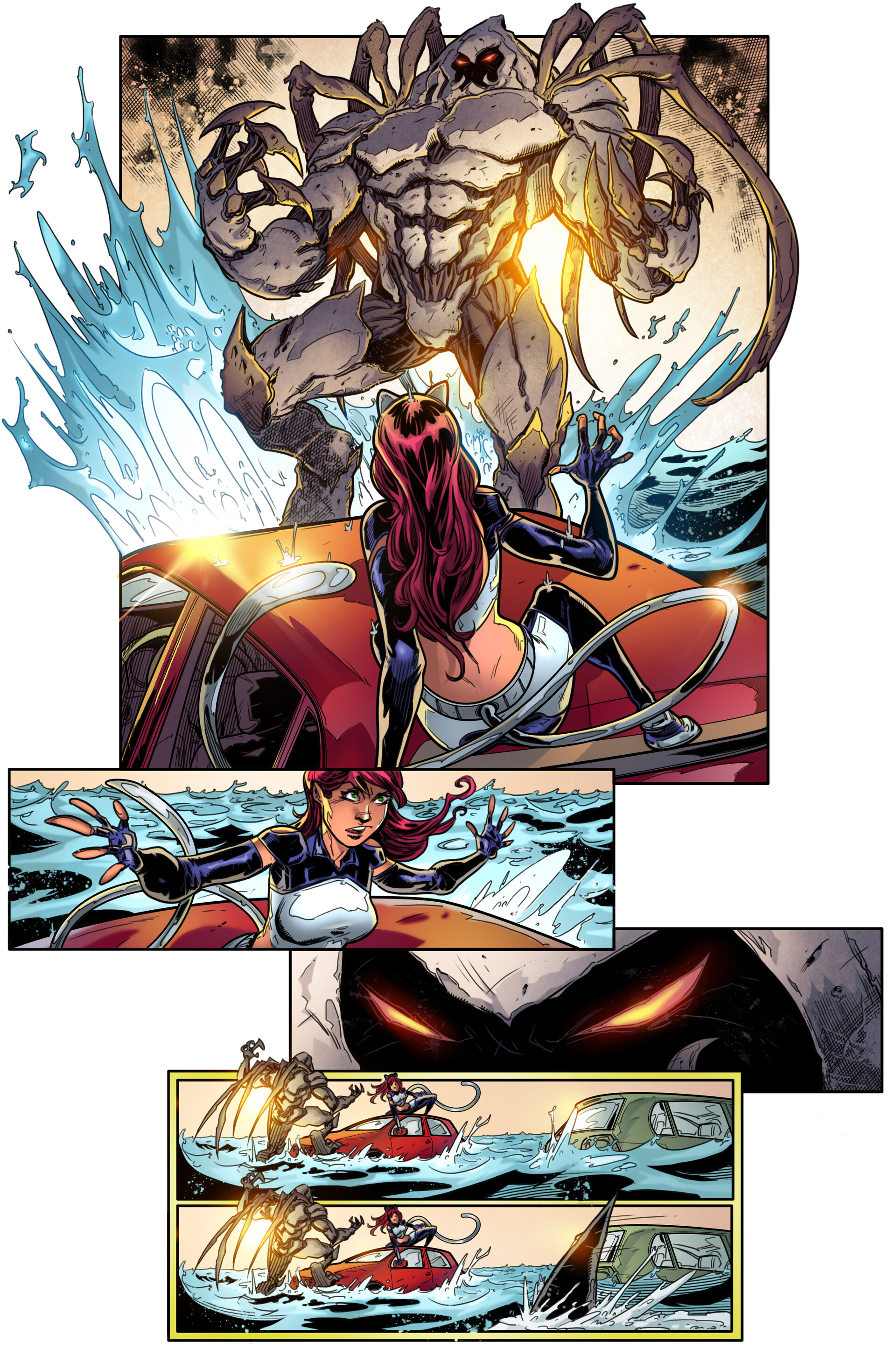 ArtStation - Critter: High Tide comic colors