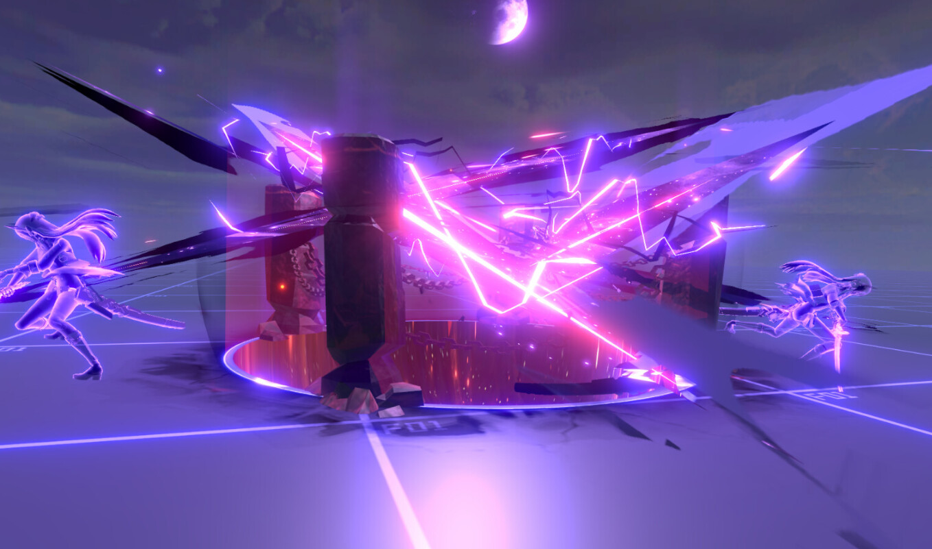 ArtStation - Electrical Slash 雷电小太刀