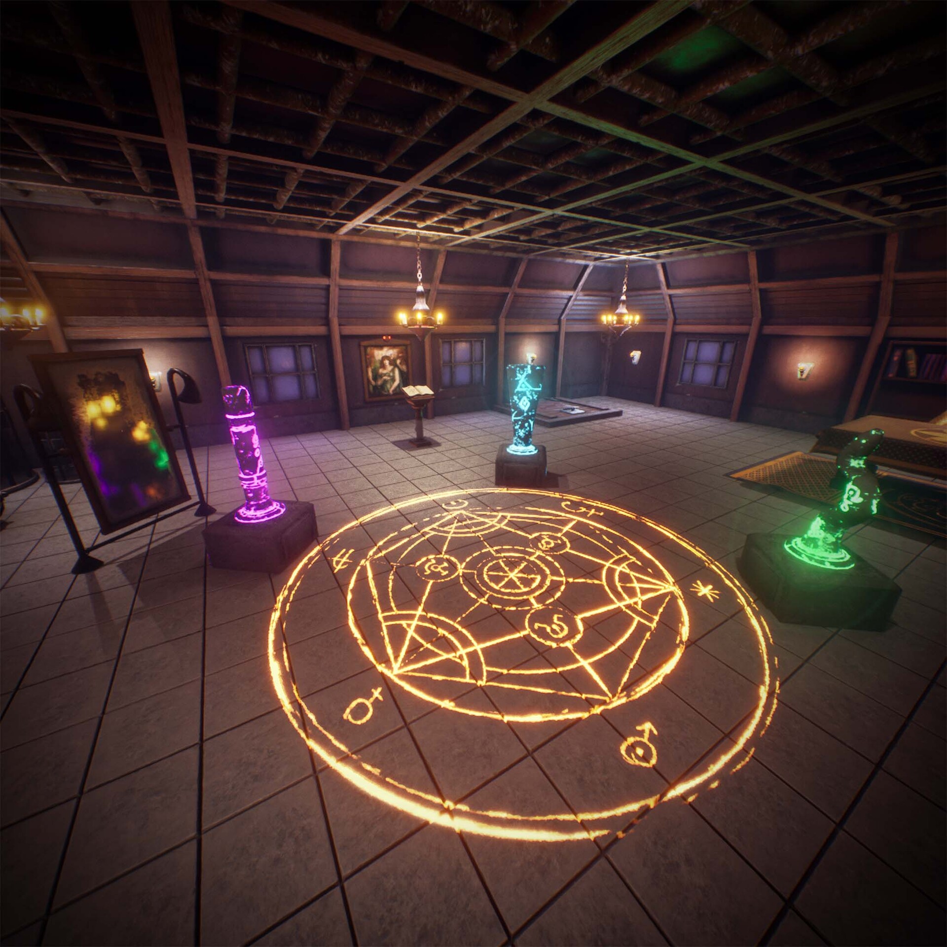 ArtStation - Sorcerer's Room - Unreal Engine 5 Environment