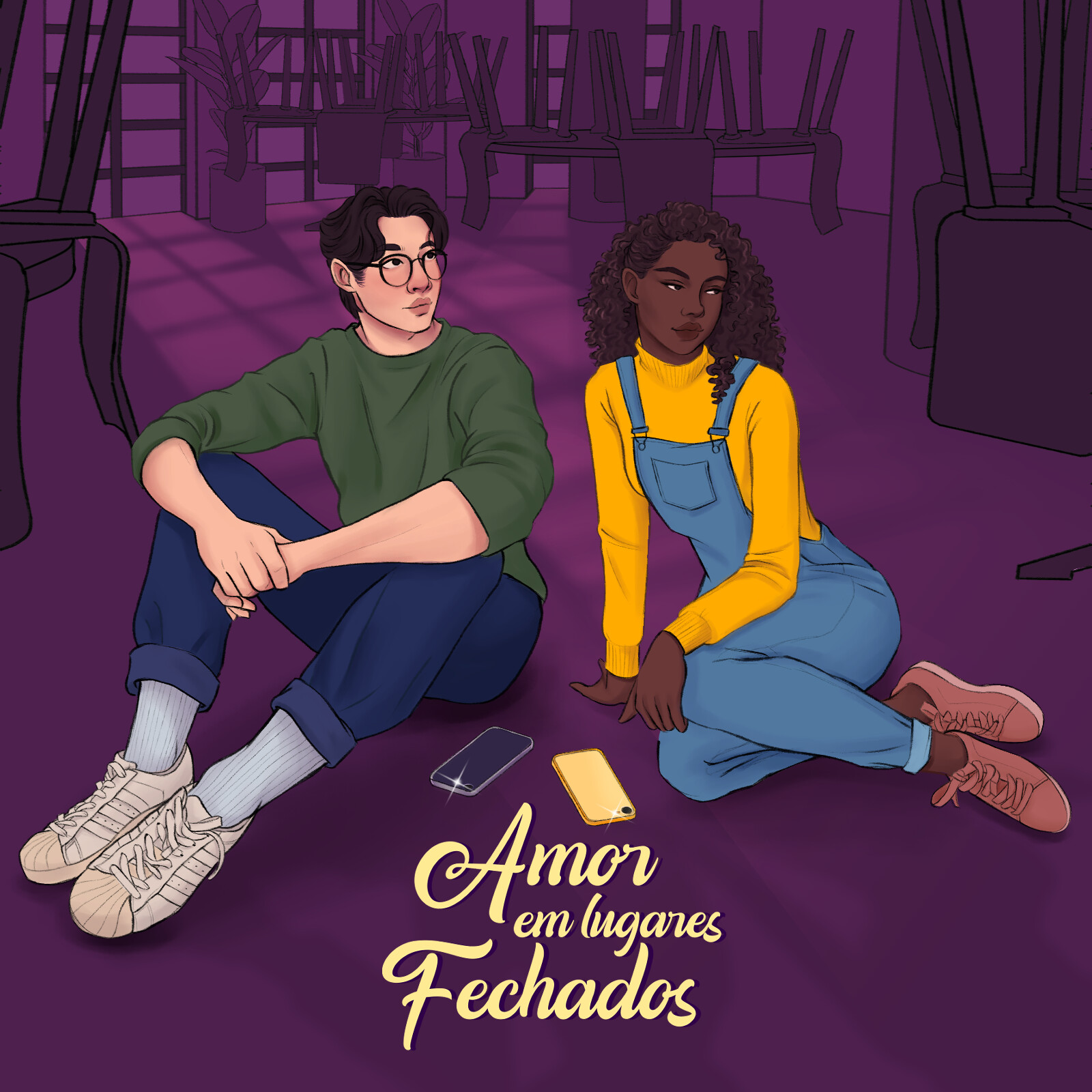 ArtStation - Amor Em Lugares Fechados - Book Cover (2021)