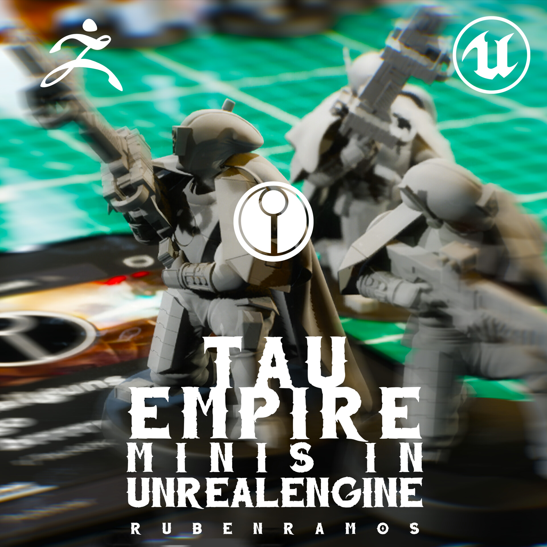 ArtStation - Tau Empire minis in UE5 - Warhammer 40K FanArt
