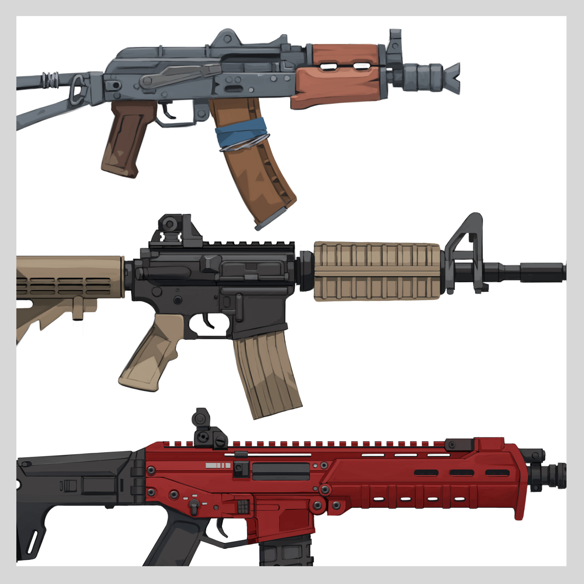 ArtStation - assault gun_concept art