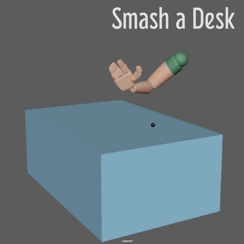 ArtStation - Smash a desk