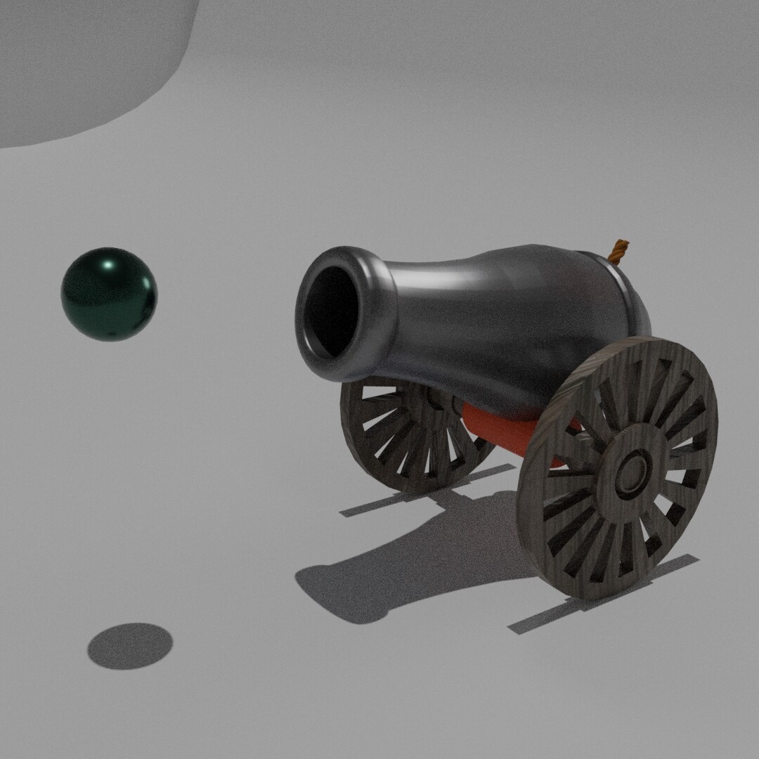 ArtStation - 3D round shot