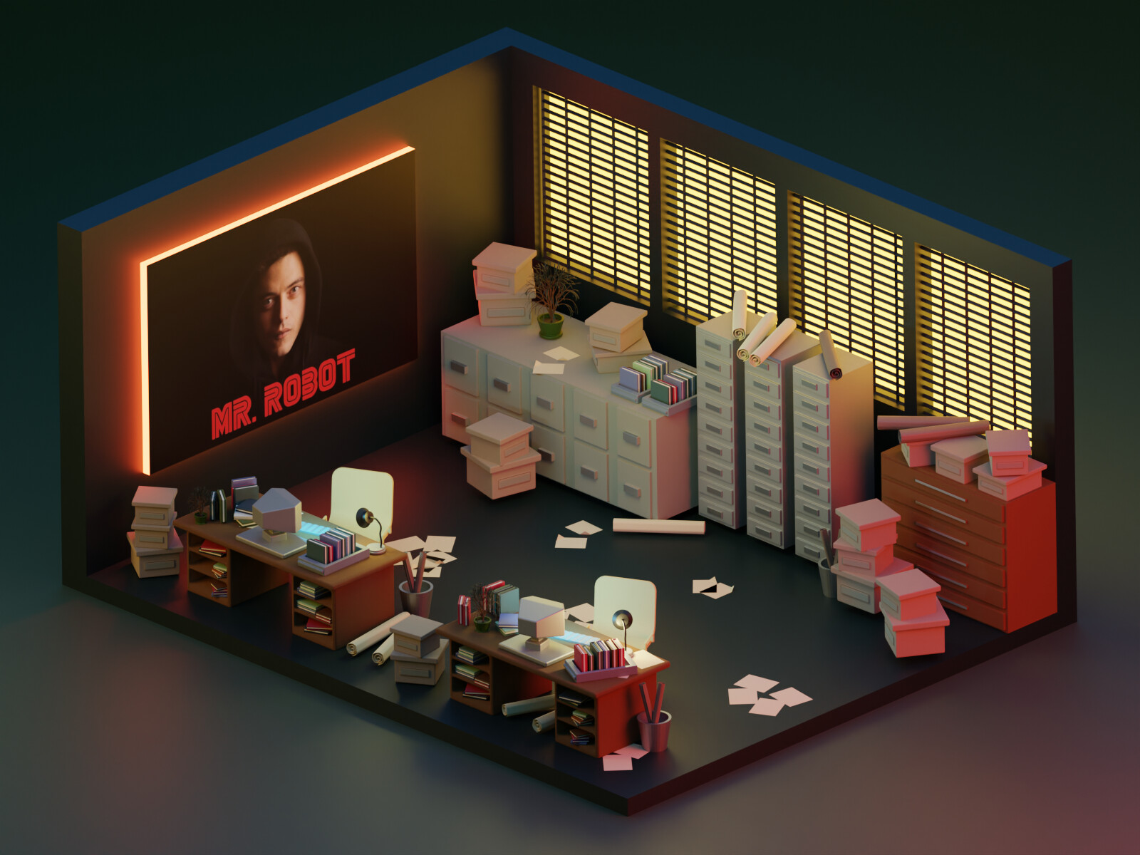 ArtStation - Your Office.