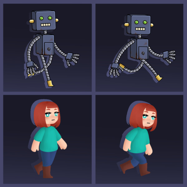 ArtStation - 2D rig animations