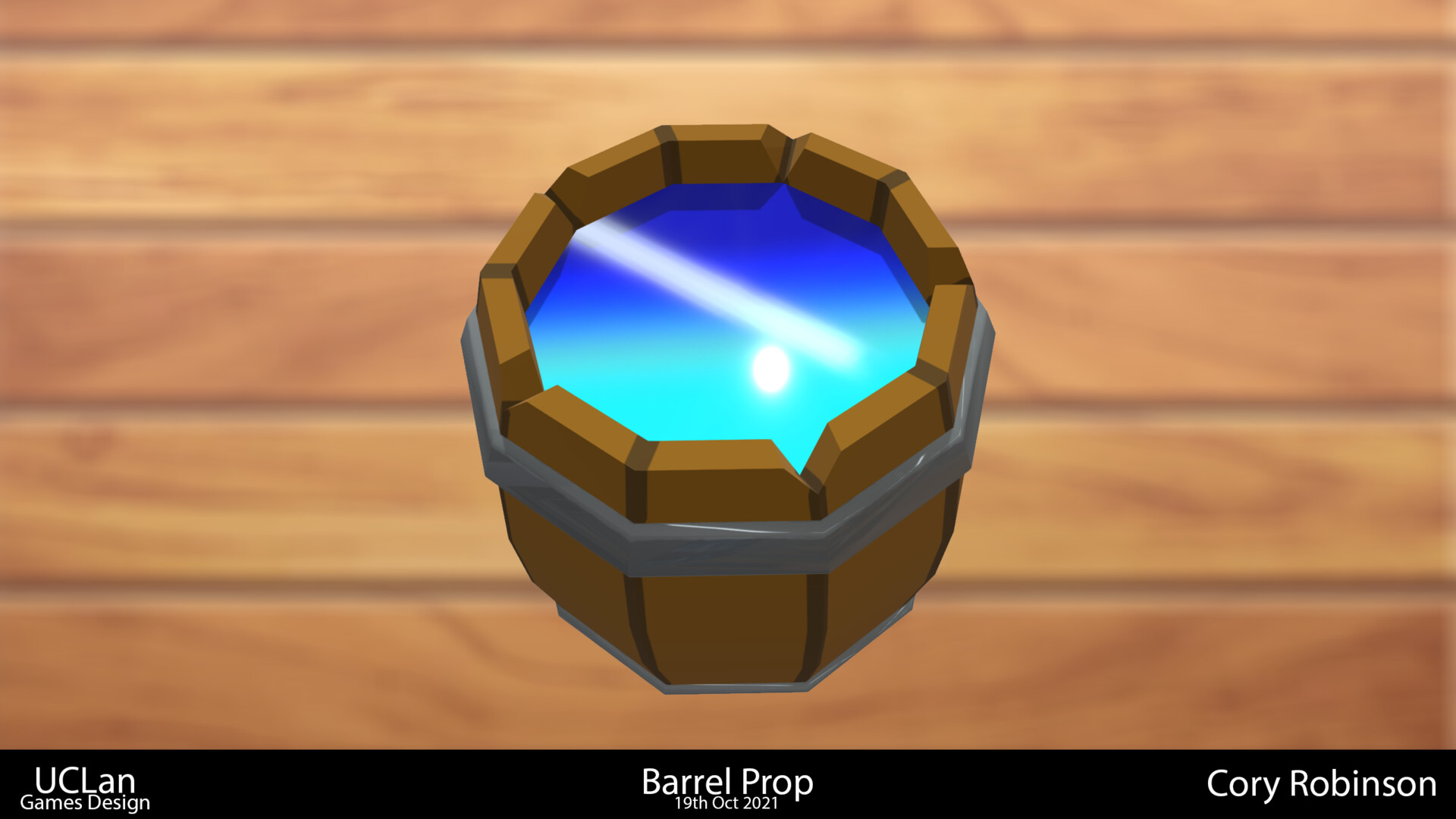 ArtStation - Barrel Prop Asset (UCLan Project)