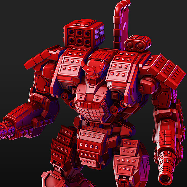 ArtStation - DRAGONHAMMER Mech