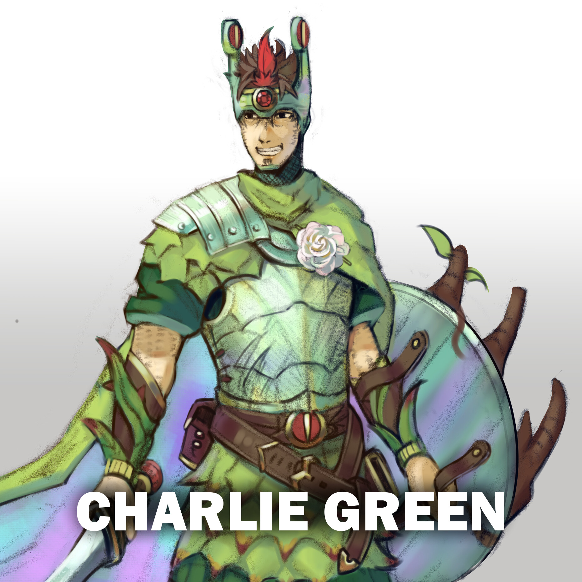 ArtStation - Charlie Green: Oath of the Ancients Paladin Character Sheet