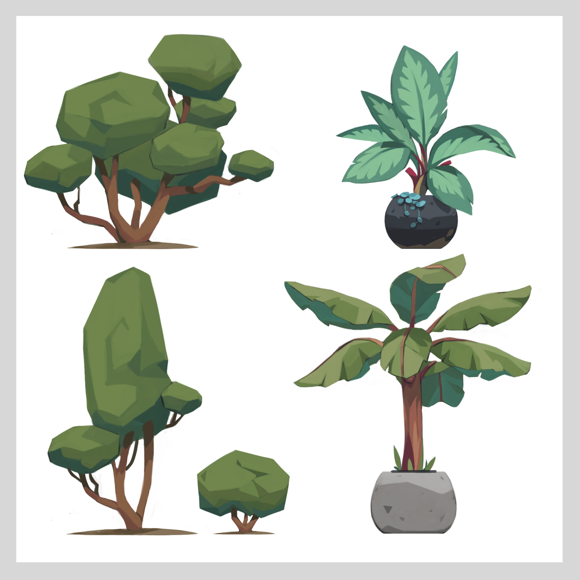 ArtStation - plants_concept art