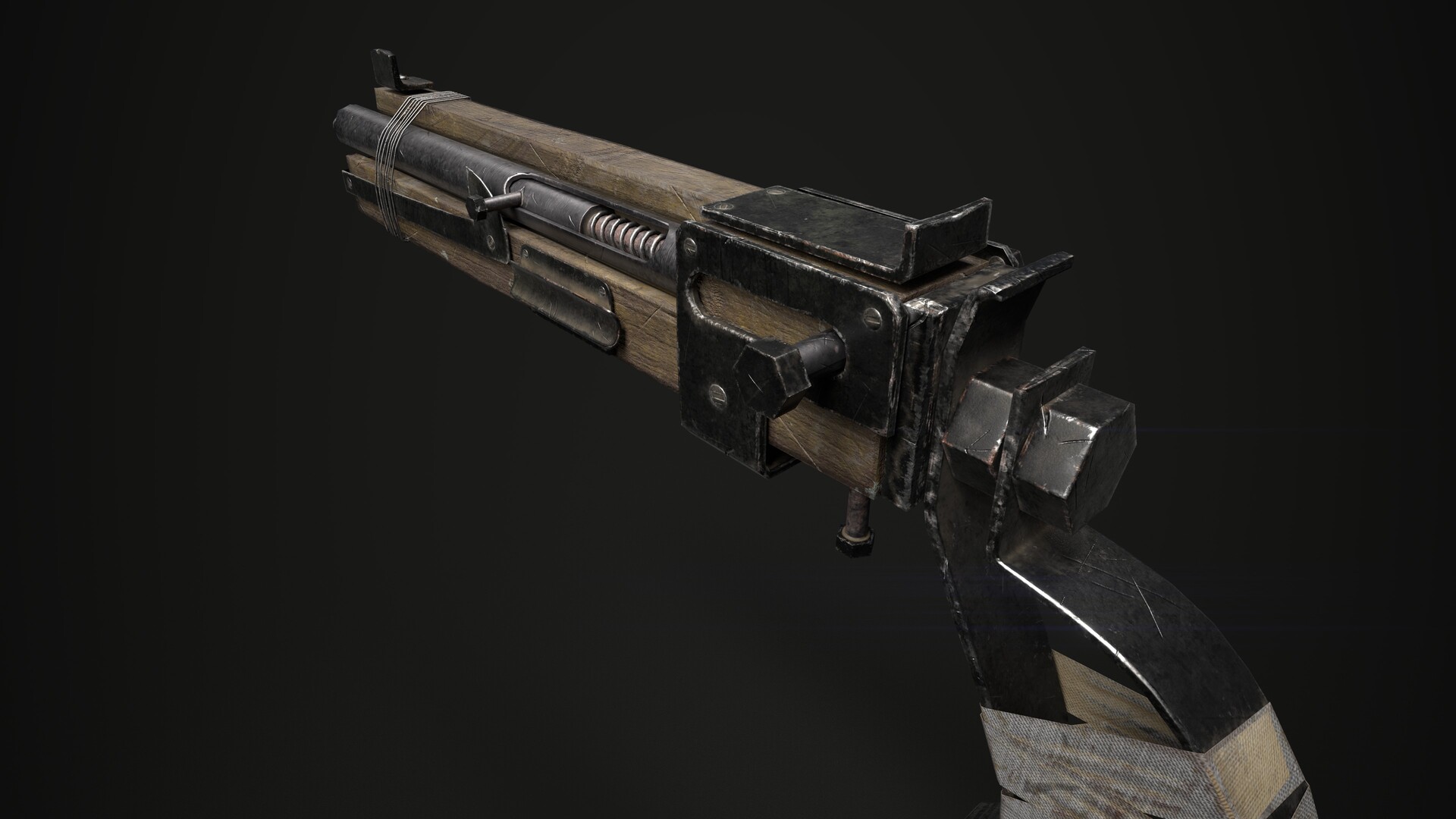 ArtStation - PIPE GUN (Fallout Gun) - Student Work