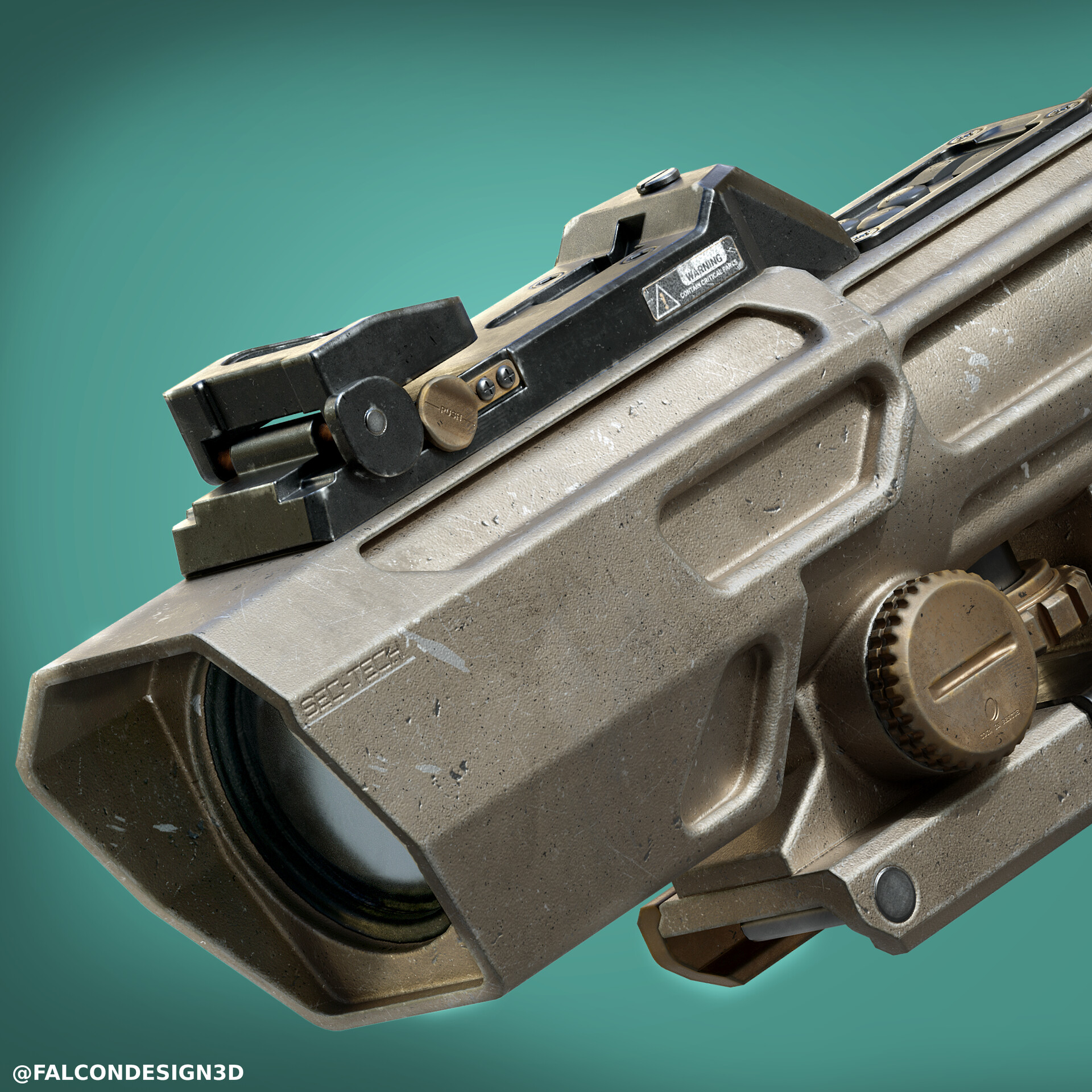 ArtStation - ADO 3-9x42 Sight [Game Ready]
